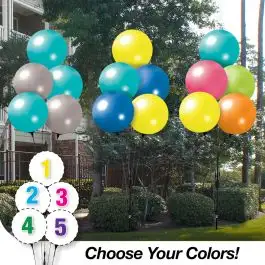 Reusable Vinyl Balloon Clusters for Outdoor Advertising - Great ...